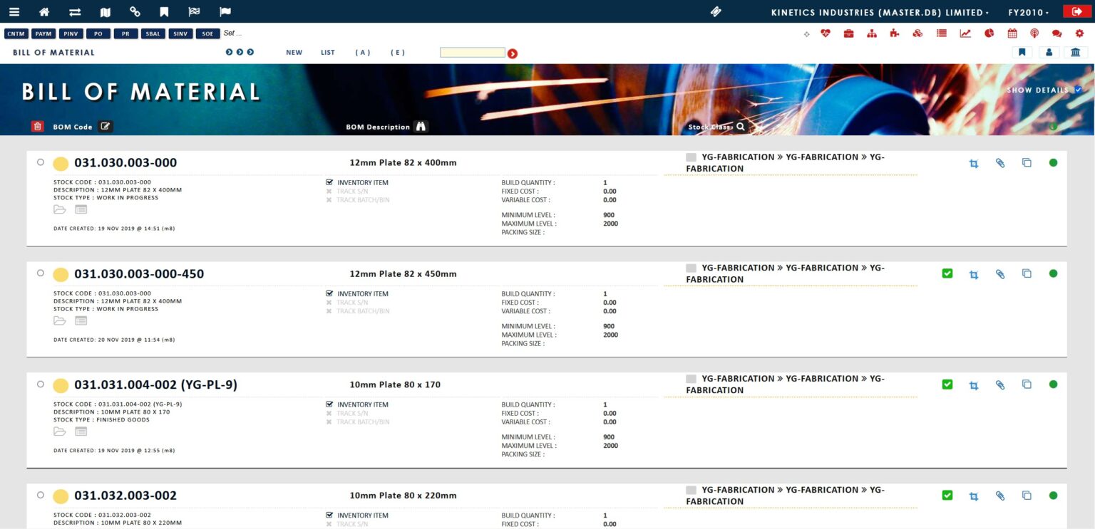 Manufacturing ERP Software - Globe3 ERP